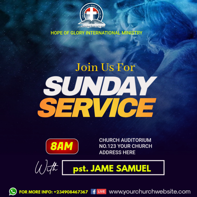 Copy of CHURCH FLYER | PosterMyWall