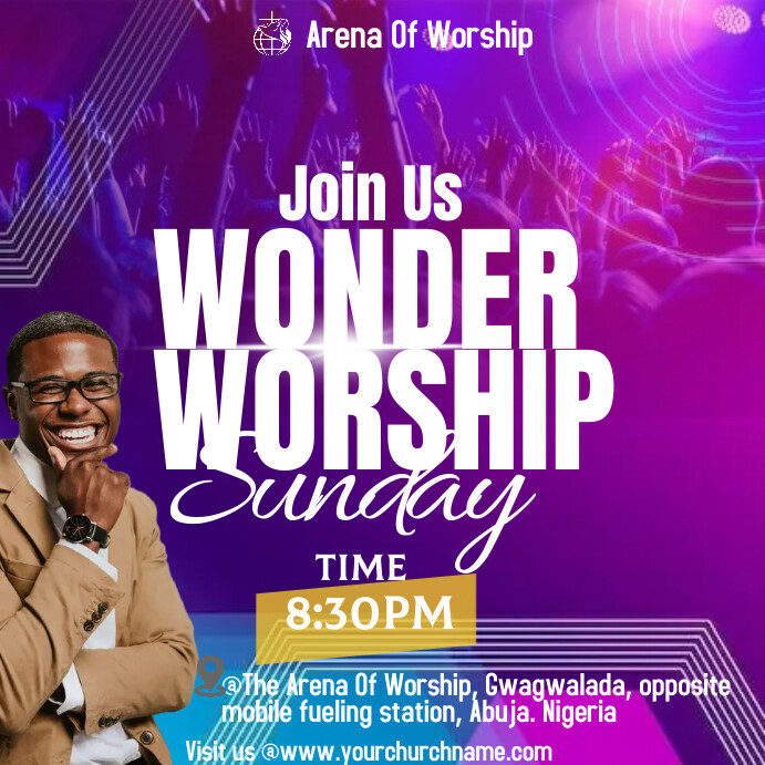 Church flyer Template | PosterMyWall