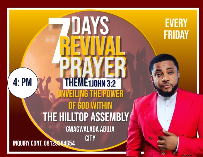 Pamflet Gereja Templat | PosterMyWall