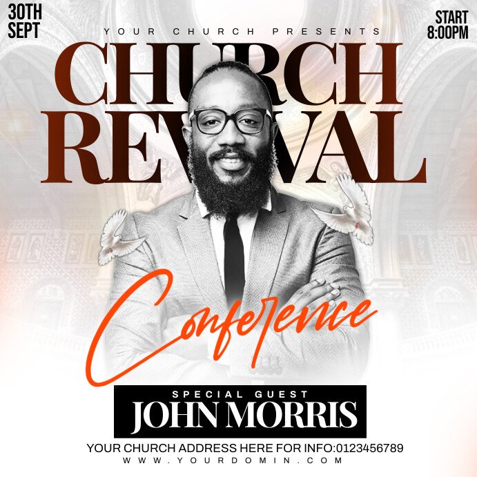 Church flyer Template | PosterMyWall