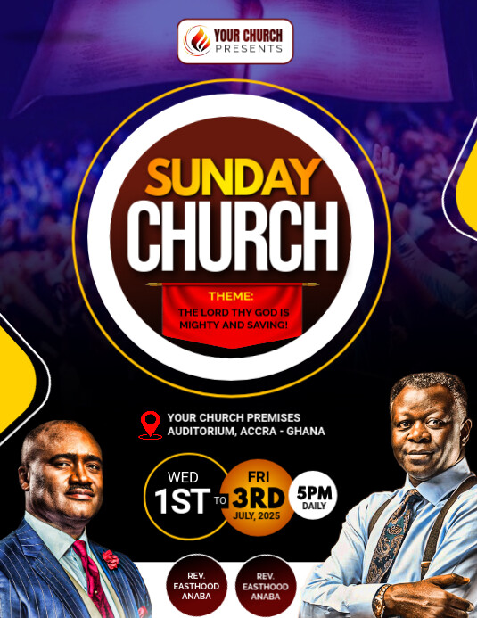 Church flyer | PosterMyWall