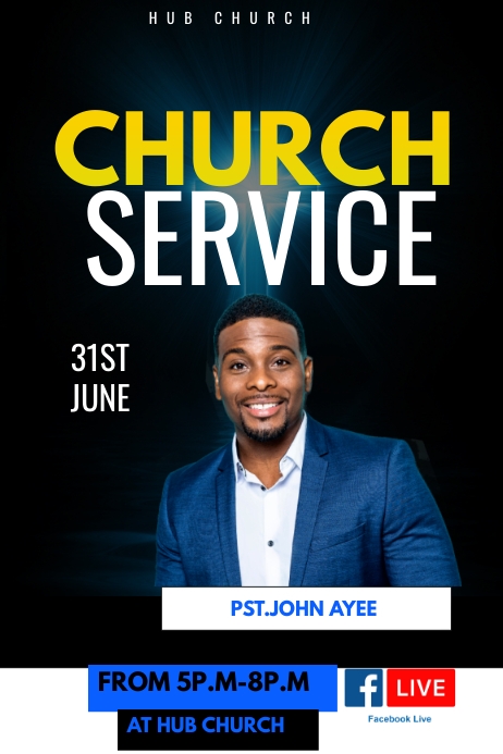 Church flyer Template | PosterMyWall