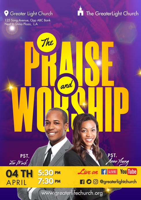 Church Flyer Template | PosterMyWall