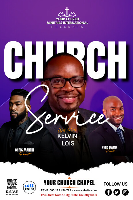 Church Flyer Template | PosterMyWall