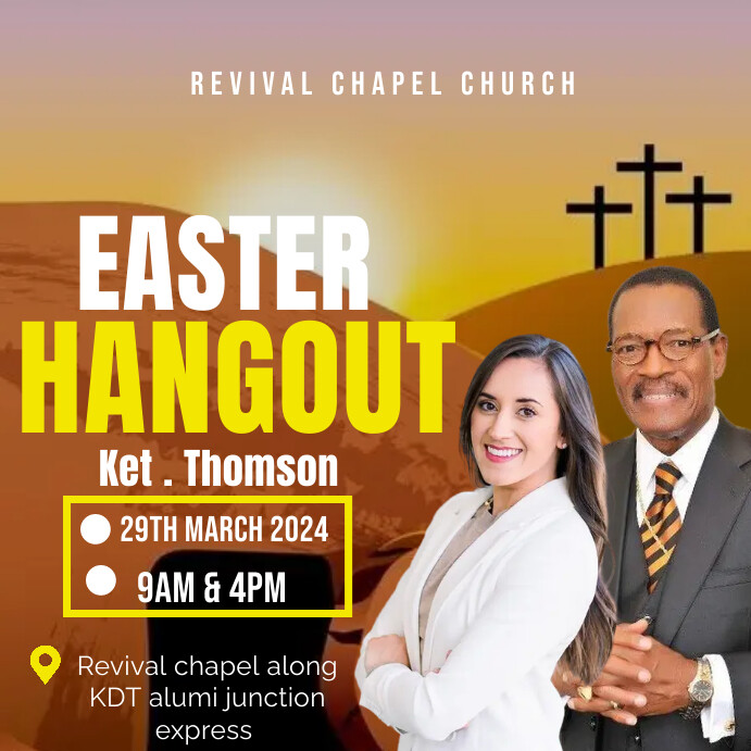 CHURCH FLYER/EASTER FLYER Template | PosterMyWall