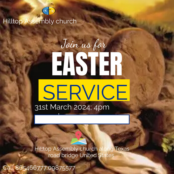 CHURCH FLYER/EASTER FLYER Template | PosterMyWall