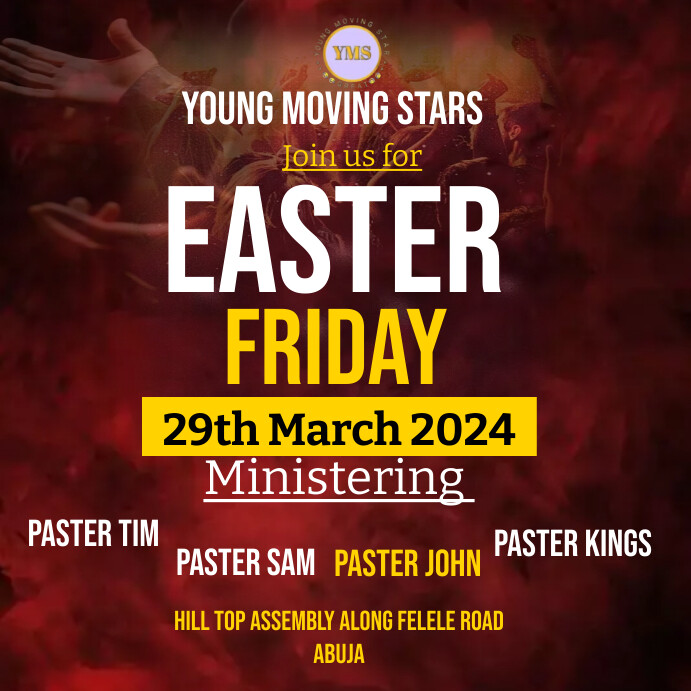 CHURCH FLYER/EASTER FLYER Templat | PosterMyWall