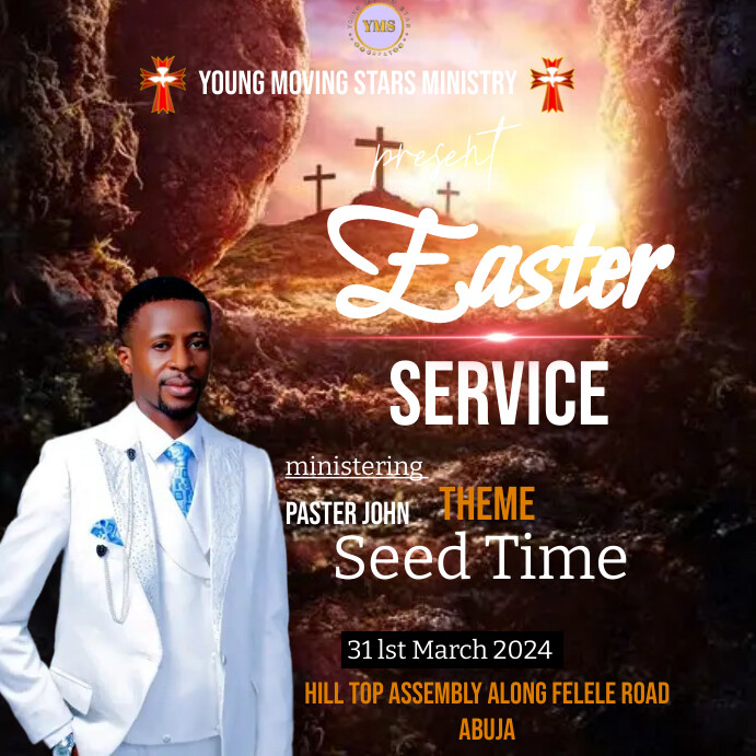 CHURCH FLYER/EASTER FLYER Template | PosterMyWall