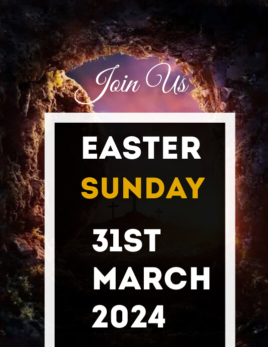 CHURCH FLYER/EASTER FLYER Template | PosterMyWall