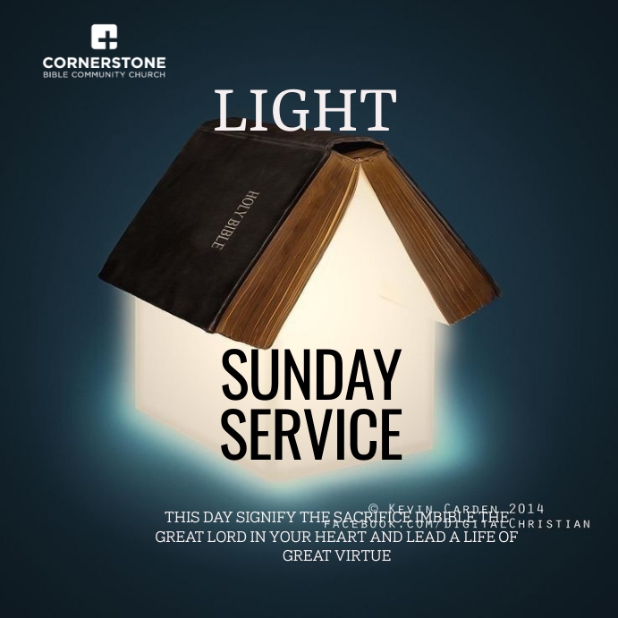 CHURCH FLYER ON LIGHT Template | PosterMyWall
