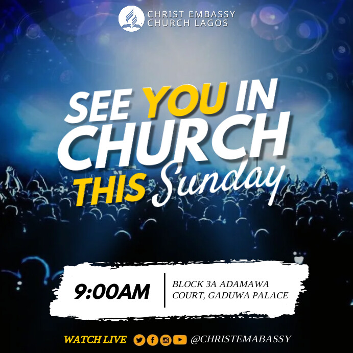 church flyer poster (1) Template | PosterMyWall