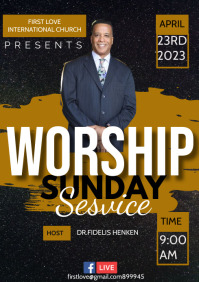 church angelic visitation flyer template | PosterMyWall