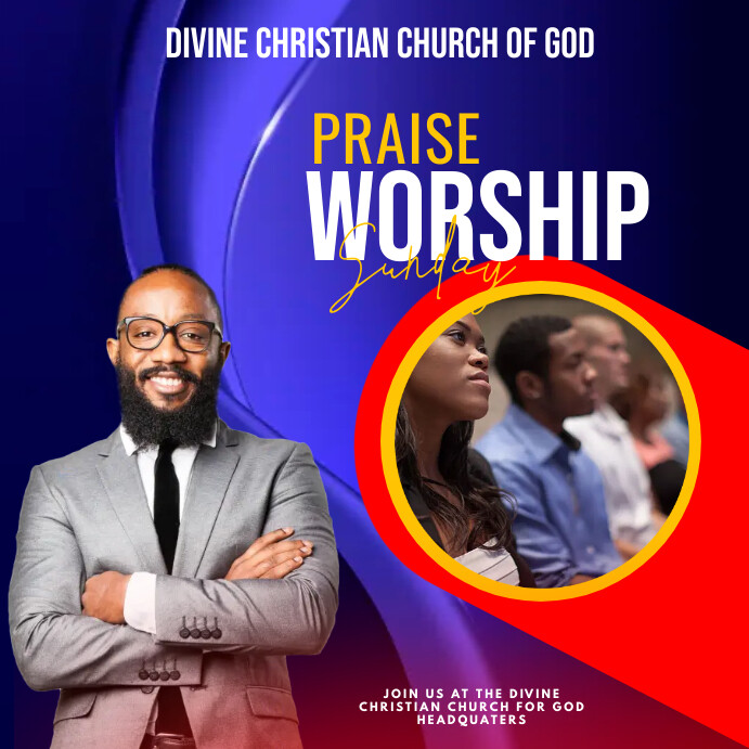 church flyer poster Template | PosterMyWall