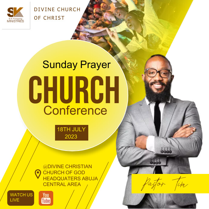 church flyer poster Template | PosterMyWall