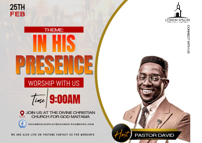 Copy of church flyer poster | PosterMyWall