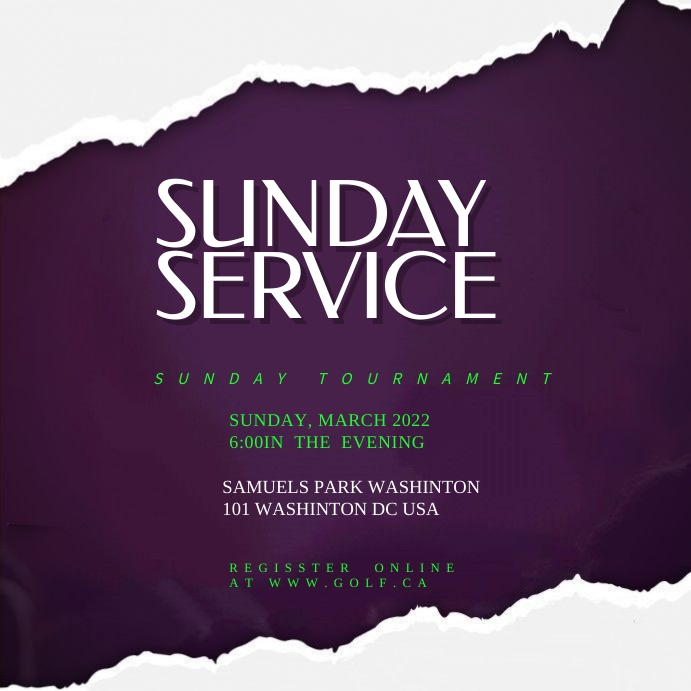 CHURCH FLYER/SUNDAY SERVICE (1) Template | PosterMyWall