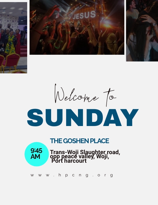 CHURCH FLYER/SUNDAY SERVICE (2) Template | PosterMyWall