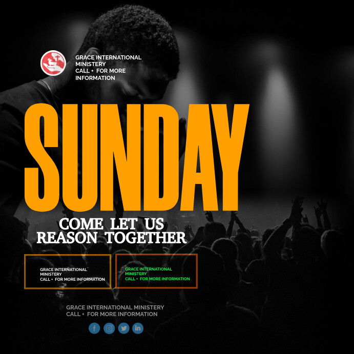 Copy of CHURCH FLYER/SUNDAY SERVICE (31) | PosterMyWall