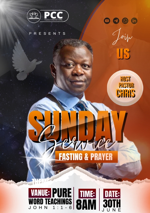 Church flyer temperate Template | PosterMyWall