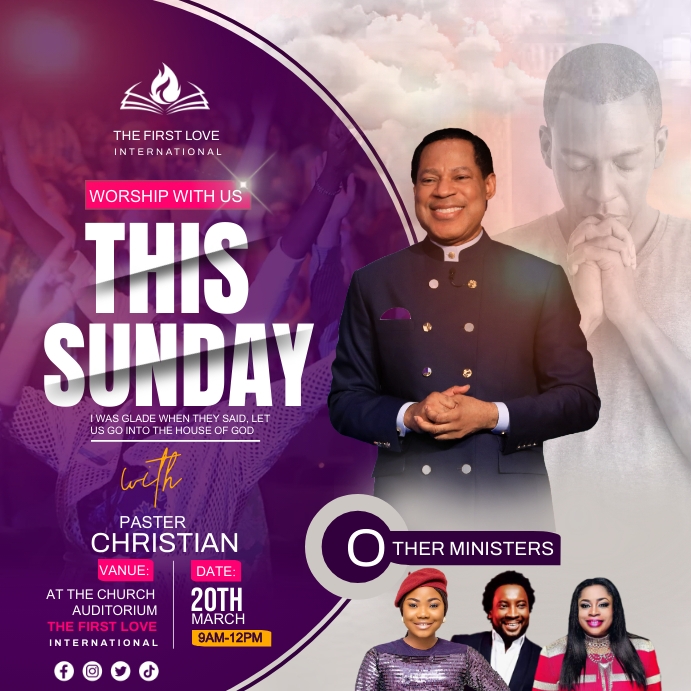 Church flyer temperate Template | PosterMyWall