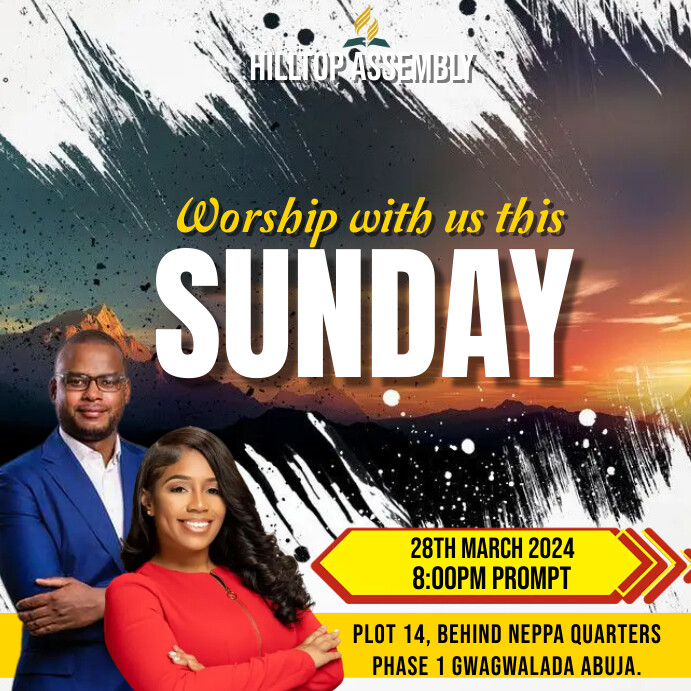 church flyer template (1) | PosterMyWall