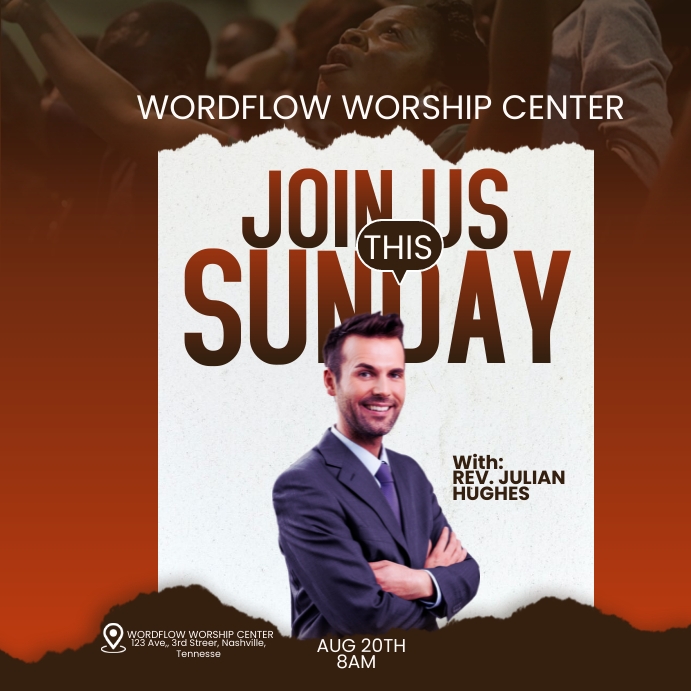 church flyer template | PosterMyWall