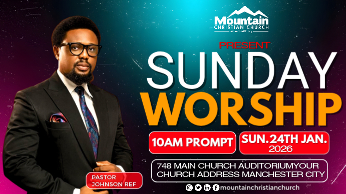 CHURCH FLYER TEMPLATE | PosterMyWall