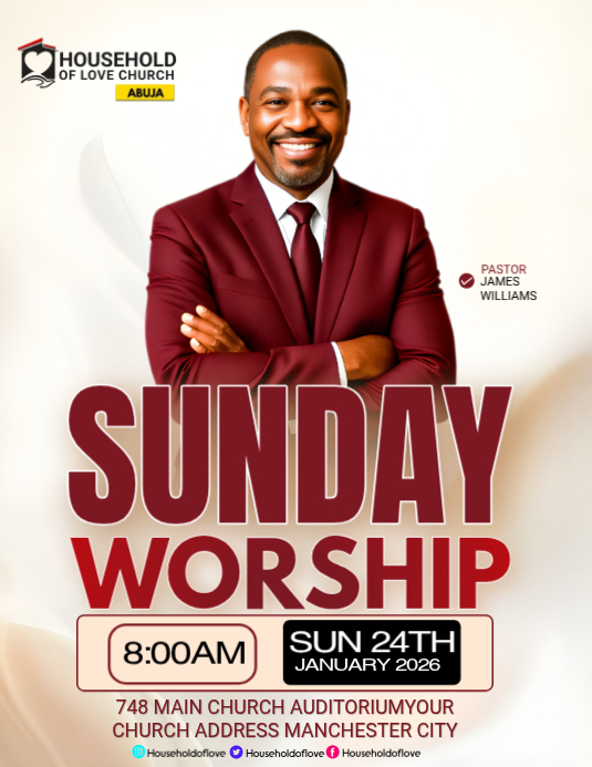Church flyer template | PosterMyWall