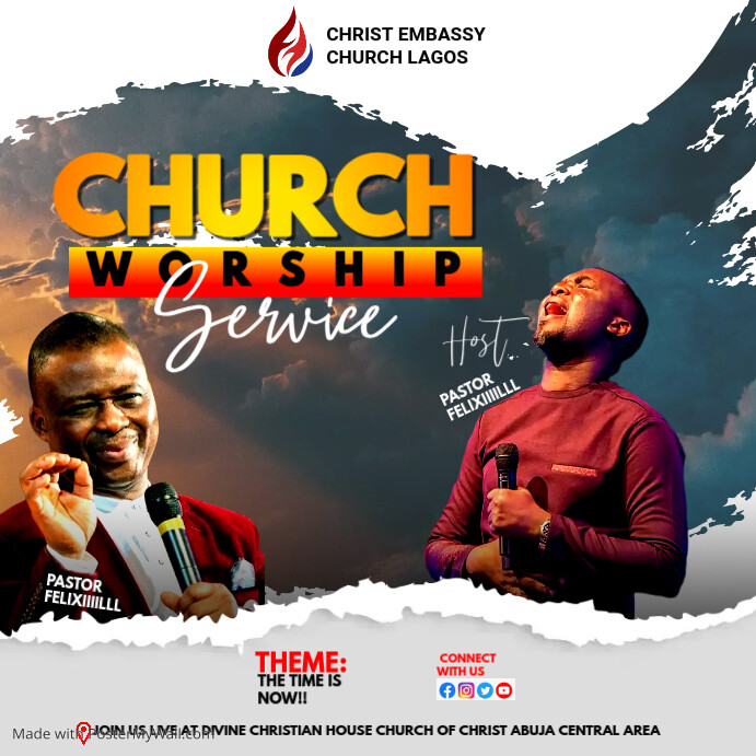 Copy of CHURCH FLYER TEMPLATE | PosterMyWall