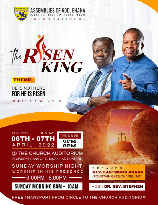 Easter Church Flyer Template | PosterMyWall