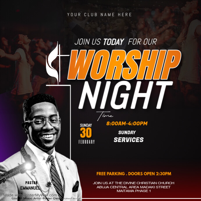 Copy of CHURCH FLYER TEMPLATE | PosterMyWall