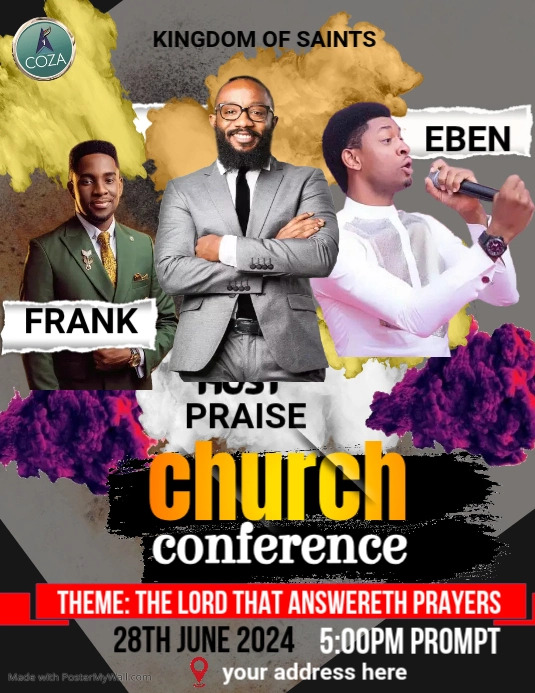 church flyer template Modelo | PosterMyWall