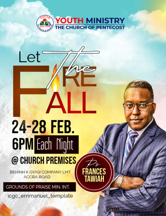 CHURCH FLYER TEMPLATE | PosterMyWall