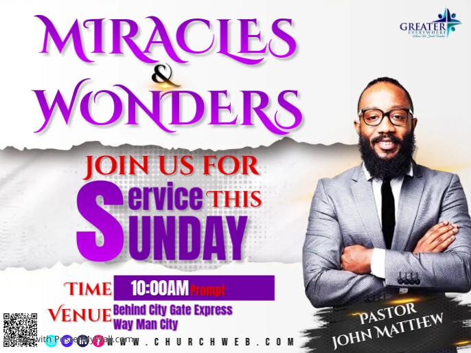 Church flyer template | PosterMyWall