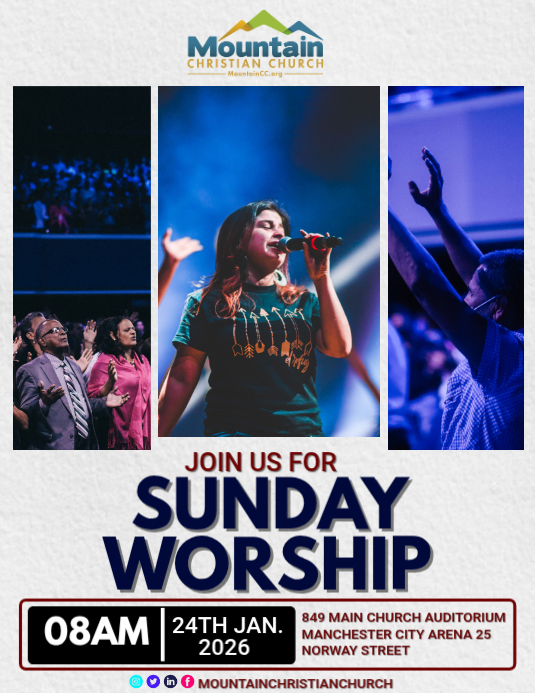 CHURCH FLYER TEMPLATE | PosterMyWall