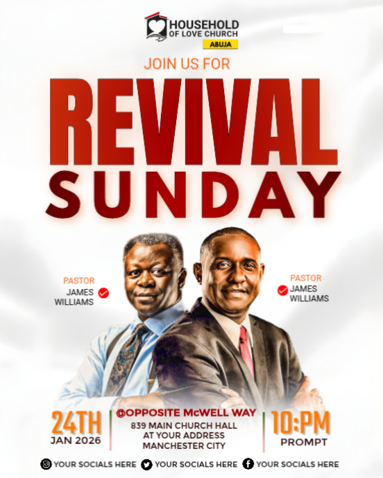 Church flyer template | PosterMyWall