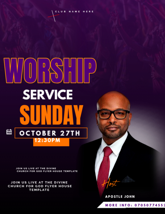 CHURCH FLYER TEMPLATE | PosterMyWall