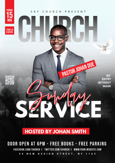Church Flyer Template | PosterMyWall