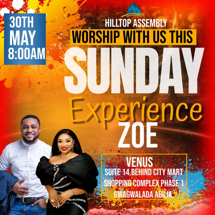 Plantilla de Church flyer template | PosterMyWall