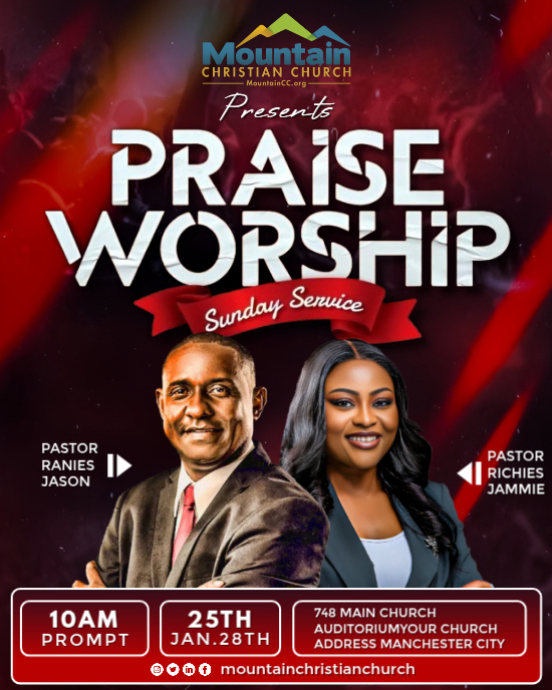 CHURCH FLYER TEMPLATE | PosterMyWall