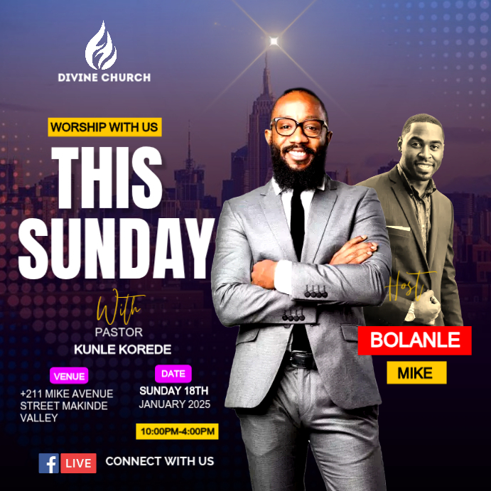 CHURCH FLYER TEMPLATE | PosterMyWall