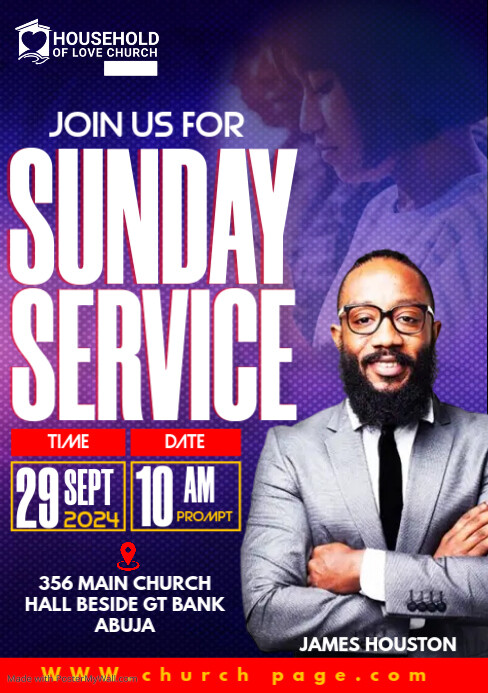 Church flyer template | PosterMyWall