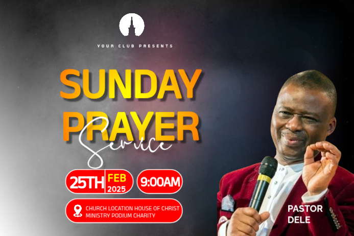 CHURCH FLYER TEMPLATE | PosterMyWall