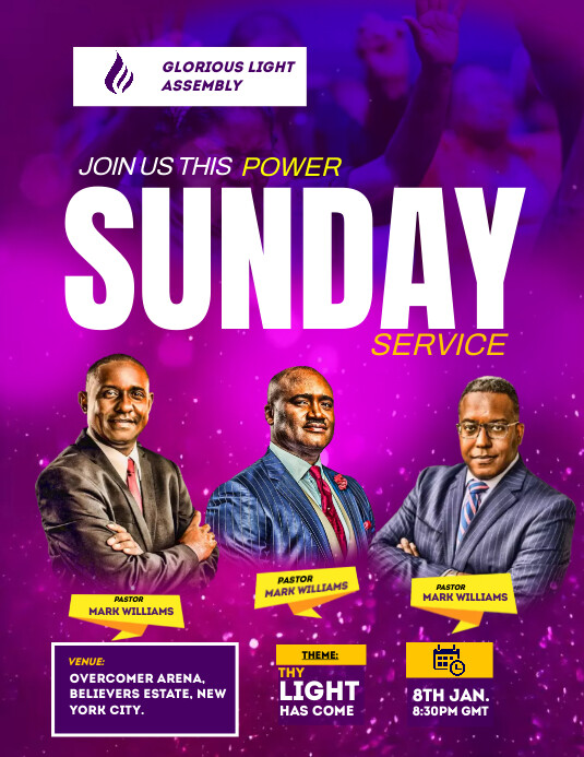 Church flyer template Religious event design | PosterMyWall