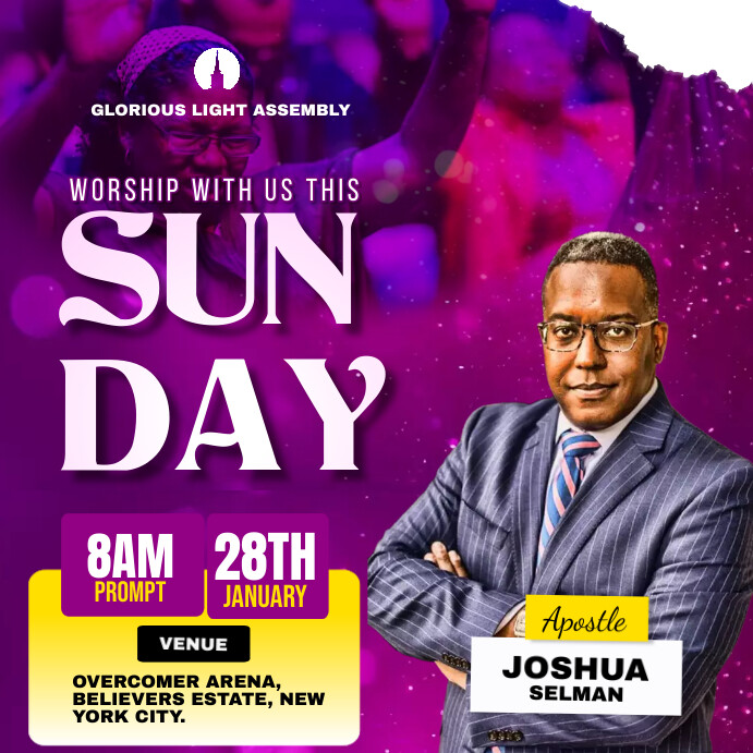 Church flyer template Religious event design | PosterMyWall