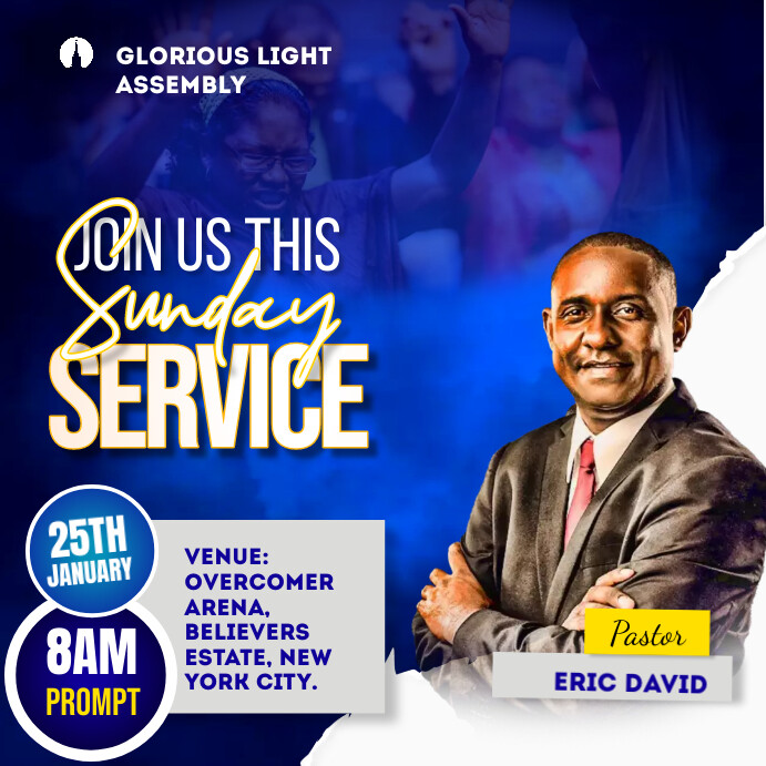 Church flyer template Religious event design | PosterMyWall