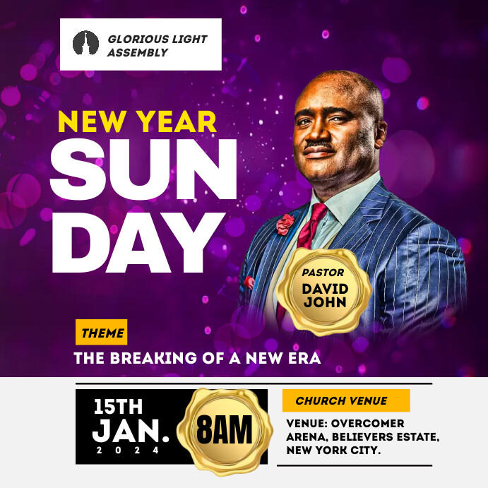Church flyer template Religious event design | PosterMyWall