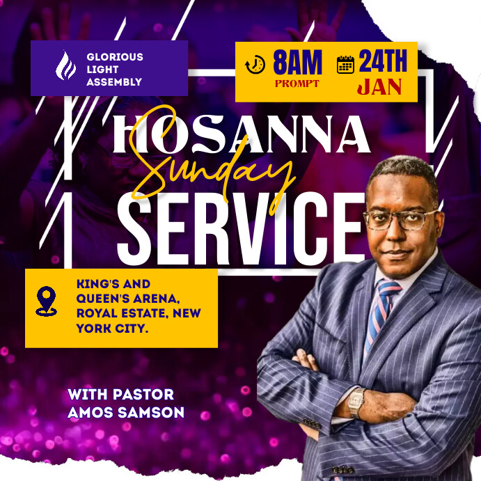 Church flyer template Religious event design | PosterMyWall