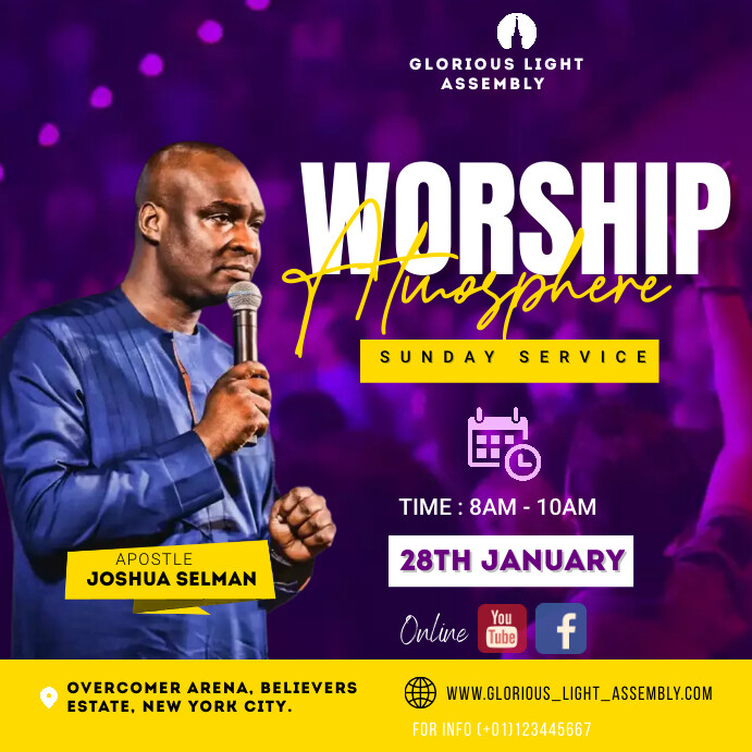 Plantilla de Church flyer template Religious event design | PosterMyWall