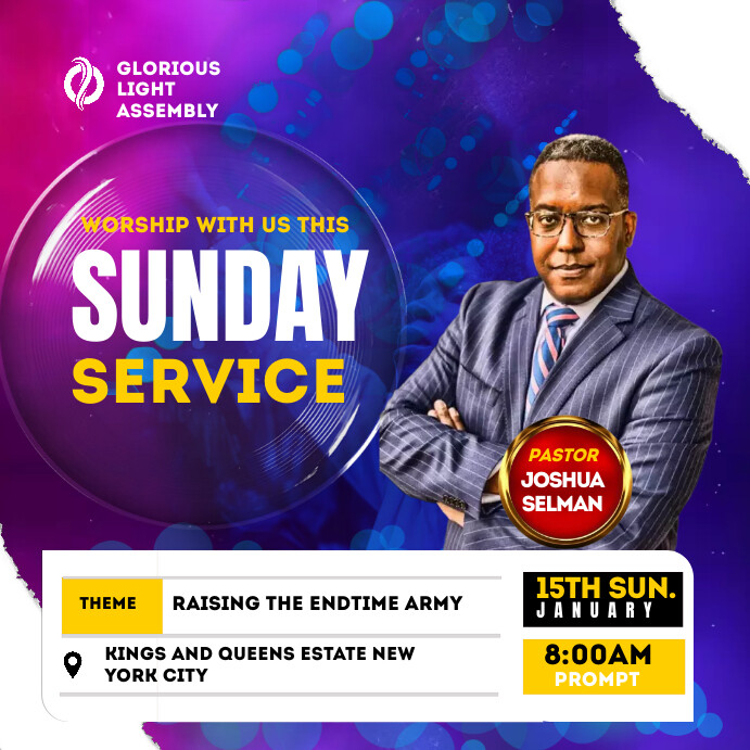 Church flyer template Religious event design | PosterMyWall